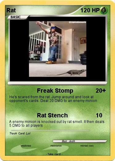 Pokémon Rat 373 373 - Freak Stomp - My Pokemon Card