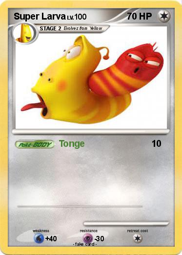 Pokémon Super Larva - Tonge - My Pokemon Card
