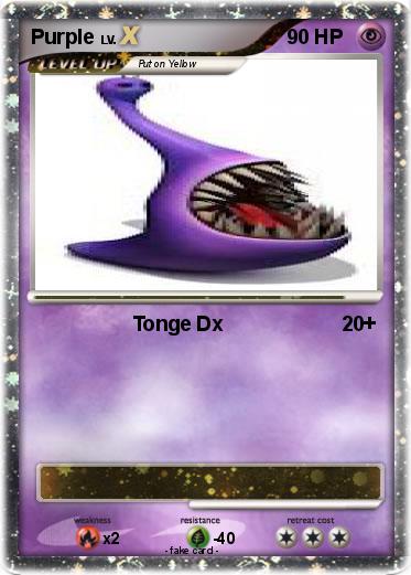 Pokémon Purple 547 547 - Tonge Dx - My Pokemon Card