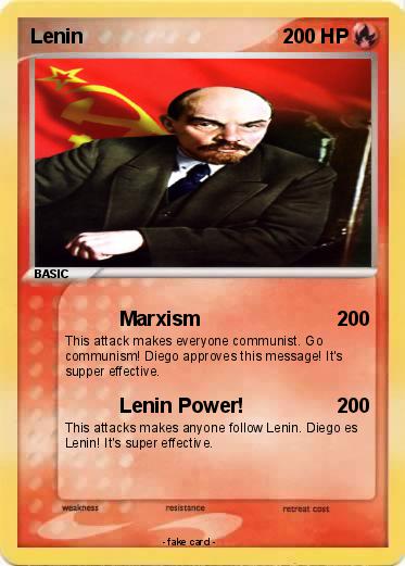 Pokémon Lenin 18 18 - Marxism - My Pokemon Card