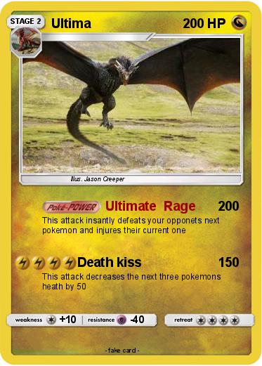 Pokémon Ultima 110 110 - Ultimate Rage - My Pokemon Card