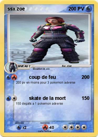 Pokémon ssx zoe - coup de feu - Ma carte Pokémon