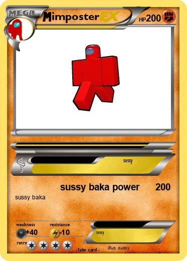 Pokémon imposter 302 302 - sussy baka power - My Pokemon Card