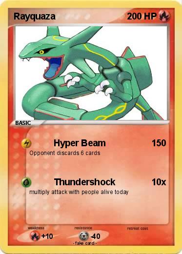 Pokémon Rayquaza 4723 4723 - Hyper Beam - My Pokemon Card