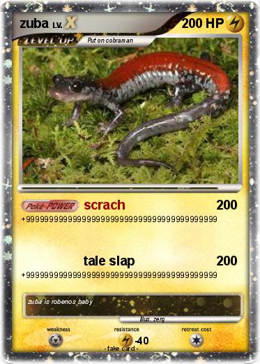 Pokémon zuba - scrach - My Pokemon Card