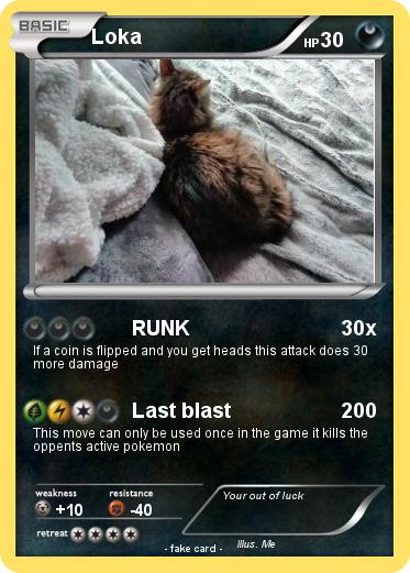 Pokémon Loka 4 4 - RUNK - My Pokemon Card