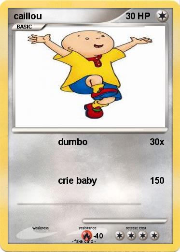 Pokémon caillou 51 51 - dumbo - My Pokemon Card