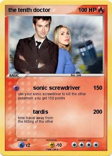 Pokémon the tenth doctor 23 23 - sonic screwdriver - My Pokemon Card