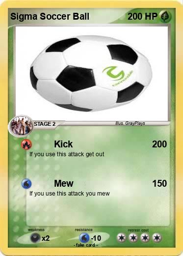 Pokémon Sigma Soccer Ball - Kick - My Pokemon Card