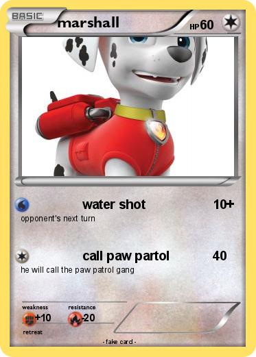 Pokémon marshall 175 175 - water shot - My Pokemon Card