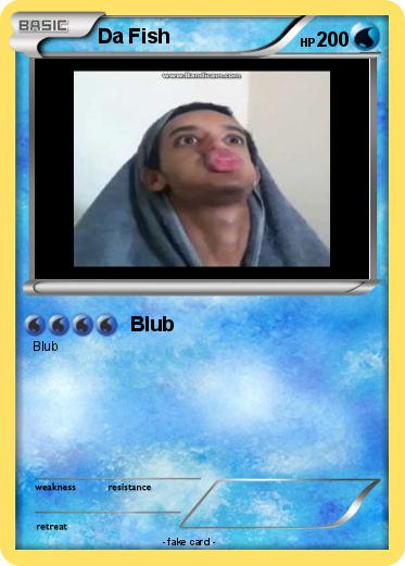 Pokémon Da Fish 2 2 - Blub - My Pokemon Card