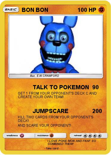 Pokémon BON BON 44 44 - TALK TO POKEMON - My Pokemon Card