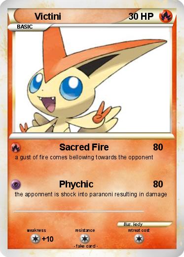 Pokémon Victini 416 416 - Sacred Fire - My Pokemon Card