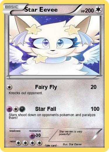 Pokémon Star Eevee 6 6 - Fairy Fly - My Pokemon Card