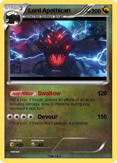 Pokémon Lord Apothican - Swallow - My Pokemon Card
