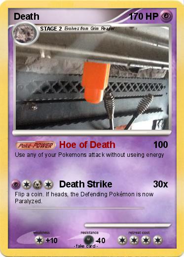 Pokémon Death 2957 2957 - Hoe of Death - My Pokemon Card