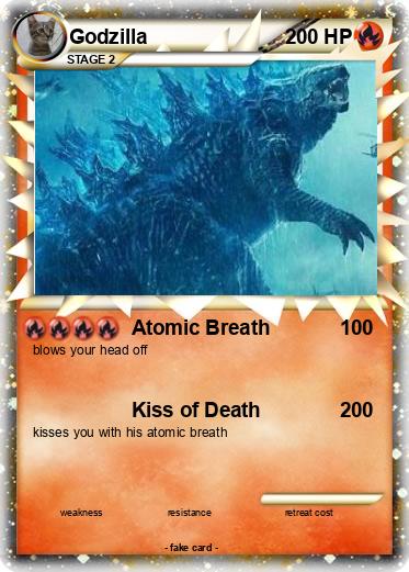 Pokémon Godzilla 4020 4020 - Atomic Breath - My Pokemon Card