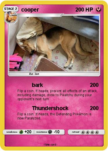 Pokémon cooper 291 291 - bark - My Pokemon Card