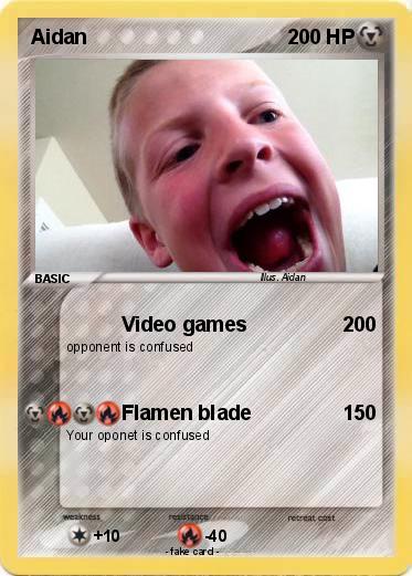 Pokémon Aidan 282 282 - Video games - My Pokemon Card