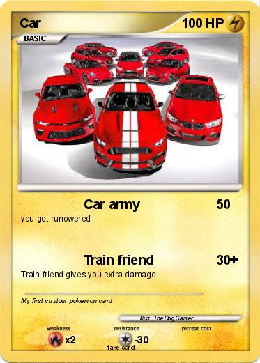 Pokémon Car 406 406 - Car army - My Pokemon Card