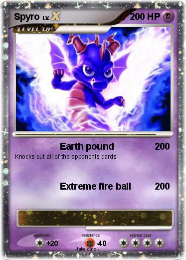 Pokémon Spyro 885 885 - Earth pound - My Pokemon Card