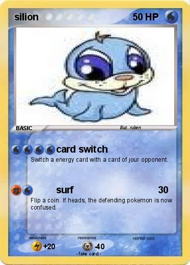 Pokémon silion - card switch - My Pokemon Card