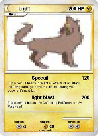 Pokémon Light 1002 1002 - Specail - My Pokemon Card