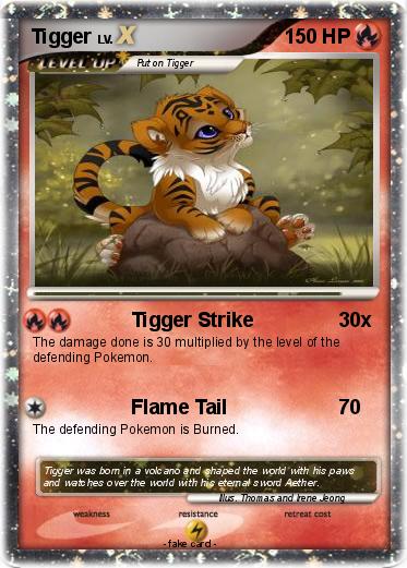 Pokémon Tigger 17 17 - Tigger Strike - My Pokemon Card