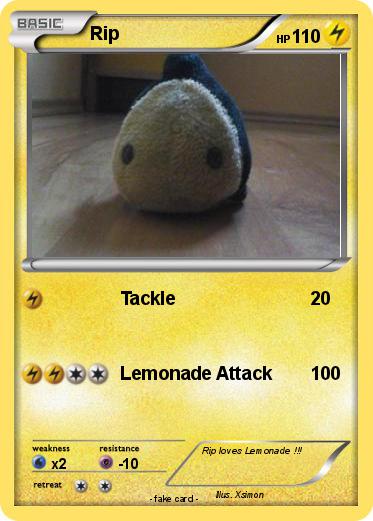Pokémon Rip 58 58 - Tackle - My Pokemon Card