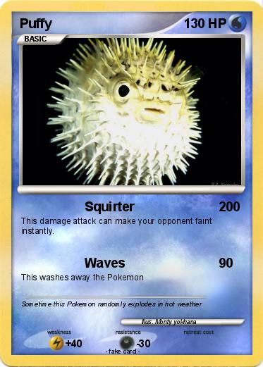 Pokémon Puffy 56 56 - Squirter - My Pokemon Card