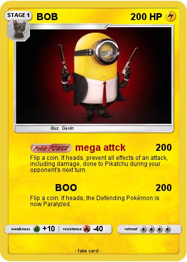 Pokémon BOB 4556 4556 - mega attck - My Pokemon Card