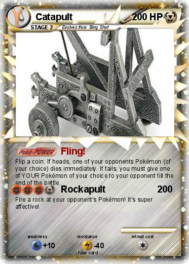 Pokémon Catapult 16 16 - Fling! - My Pokemon Card