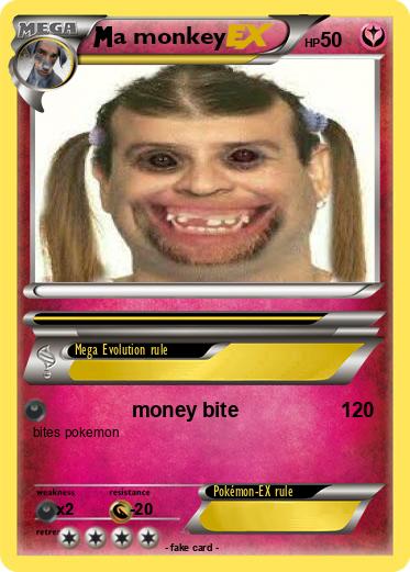 Pokémon a monkey 1 1 - money bite - My Pokemon Card