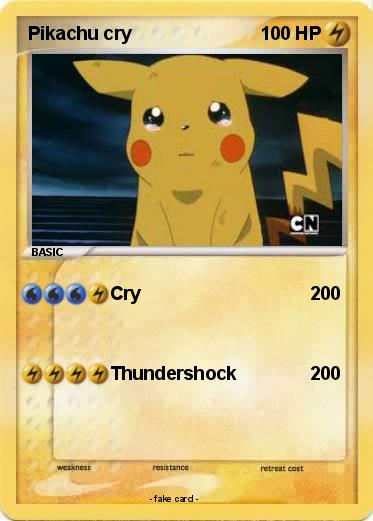 Pokémon Pikachu cry - Cry - My Pokemon Card
