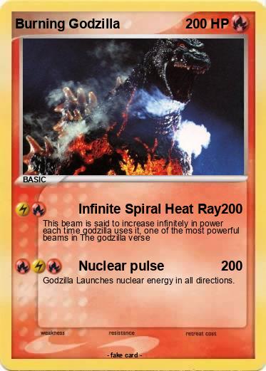 Pokémon Burning Godzilla 143 143 - Infinite Spiral Heat Ray - My ...