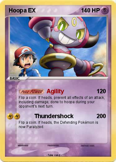 Pokémon Hoopa EX 29 29 - Agility - My Pokemon Card