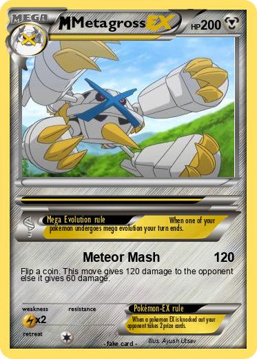 Pokémon Metagross 681 681 - Meteor Mash - My Pokemon Card