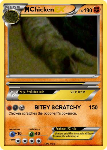 Pokémon Chicken 1234 1234 - BITEY SCRATCHY - My Pokemon Card