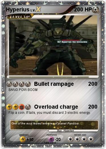 Pokémon Hyperius - Bullet rampage - My Pokemon Card