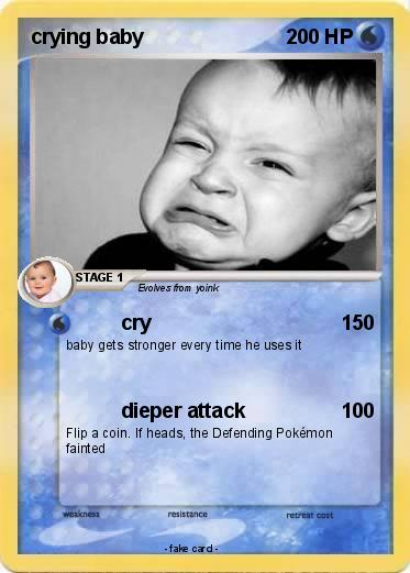 Pokémon crying baby 6 6 - cry - My Pokemon Card