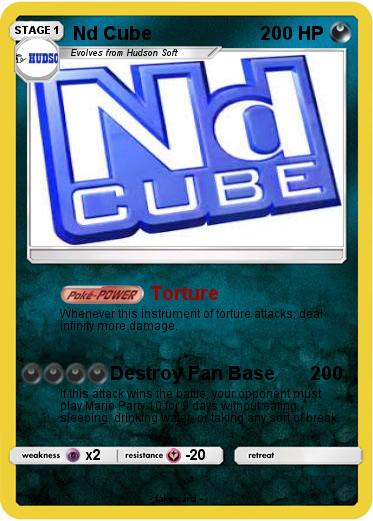 Pokémon Nd Cube - Torture - My Pokemon Card