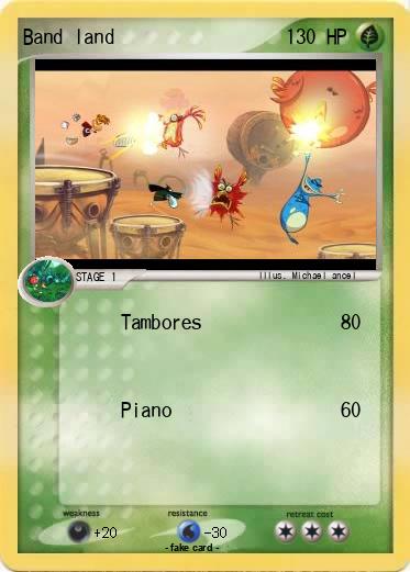 Pokémon Band land - Tambores - My Pokemon Card