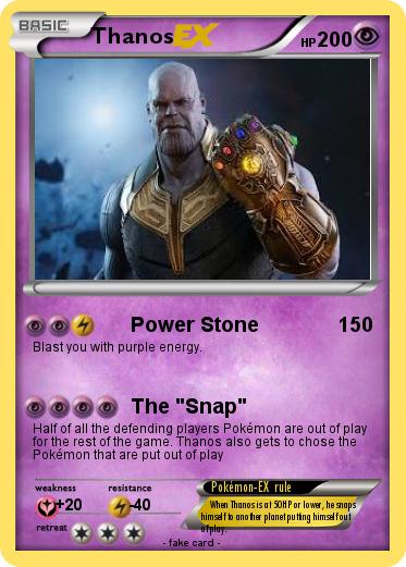 Pokémon Thanos 876 876 - Power Stone - My Pokemon Card