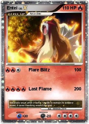 Pokémon Entei 2025 2025 - Flare Blitz - My Pokemon Card