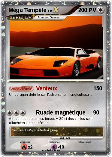 Pokémon Mega Tempete - Venteux - Ma carte Pokémon