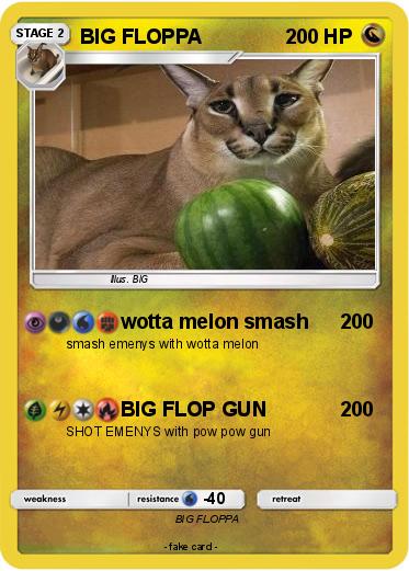 Pokémon BIG FLOPPA 4 4 - wotta melon smash - My Pokemon Card