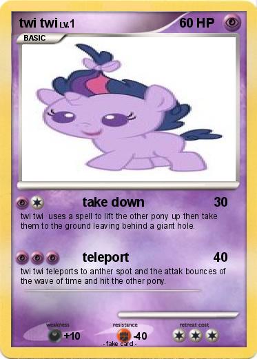 Pokémon twi twi - take down - My Pokemon Card