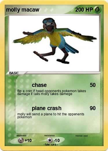Pokémon molly macaw - chase - My Pokemon Card