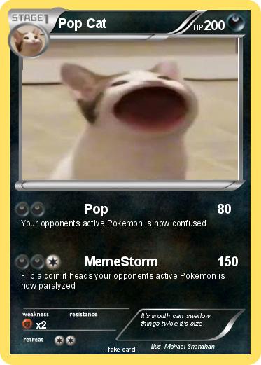 Pokémon Pop Cat 25 25 - Pop - My Pokemon Card
