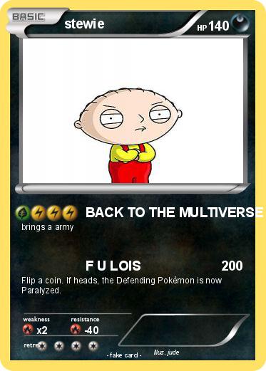 Pokémon stewie 876 876 - BACK TO THE MULTIVERSE - My Pokemon Card